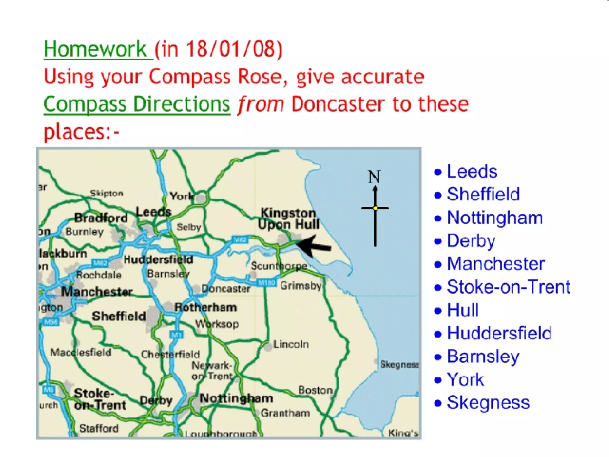 Northern England Map | PPT