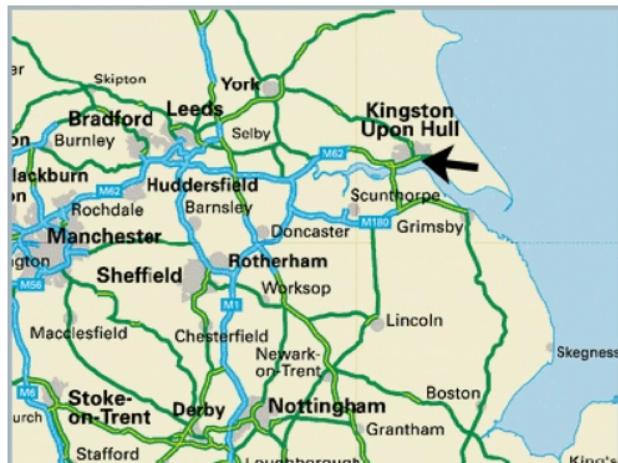 Northern England Map | PPT