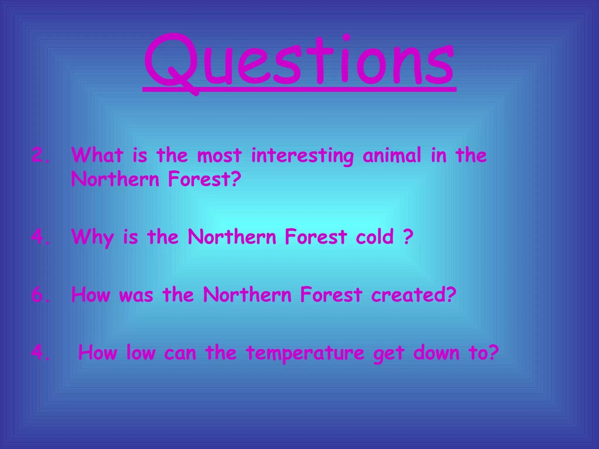 Northern Forests Presentation | PPT