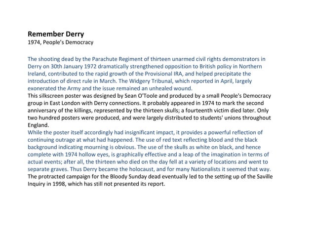 Northern ireland timeline activity | PPT