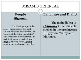 Northern mindanao presentation | PPTX