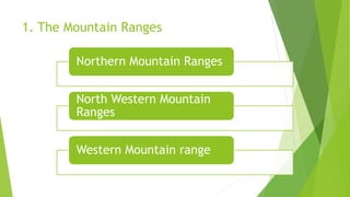 Northern mountain ranges | PPTX