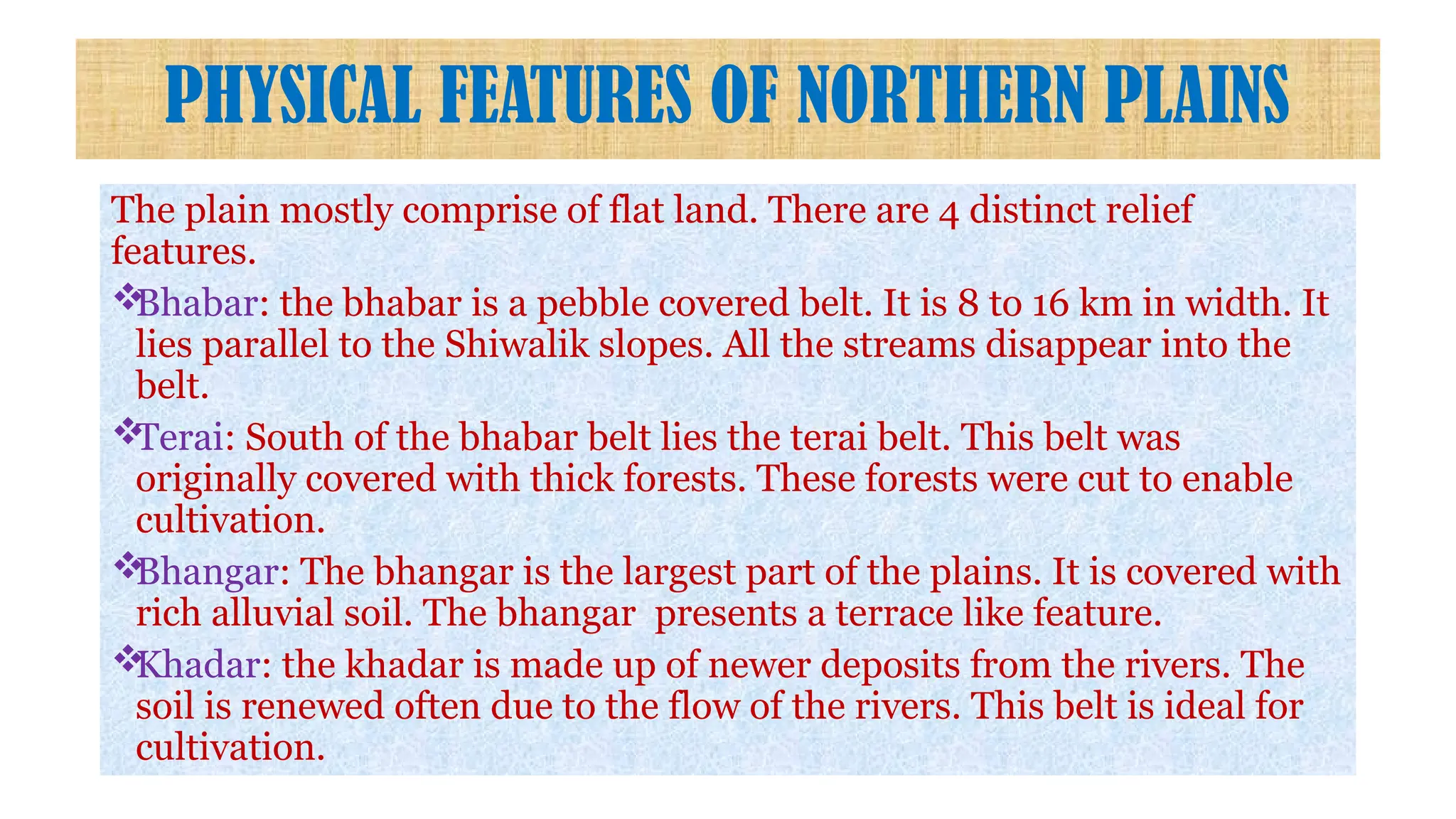 The northern plains of India presentation.pptx