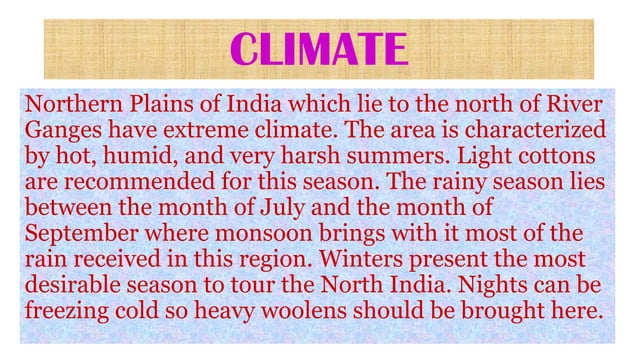The northern plains of India presentation.pptx | Asia Travel | Travel ...