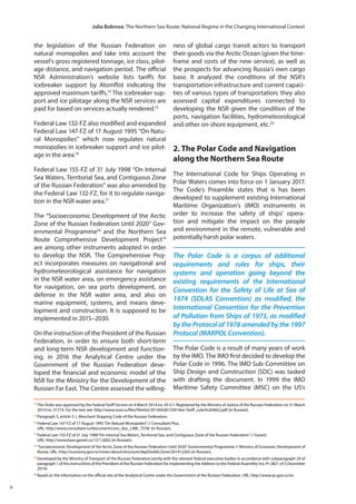 The Northern Sea Route: National Regime in the Changing International ...