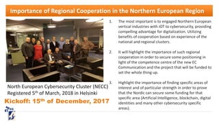 North European Cybersecurity Cluster - an example of the regional trust ...
