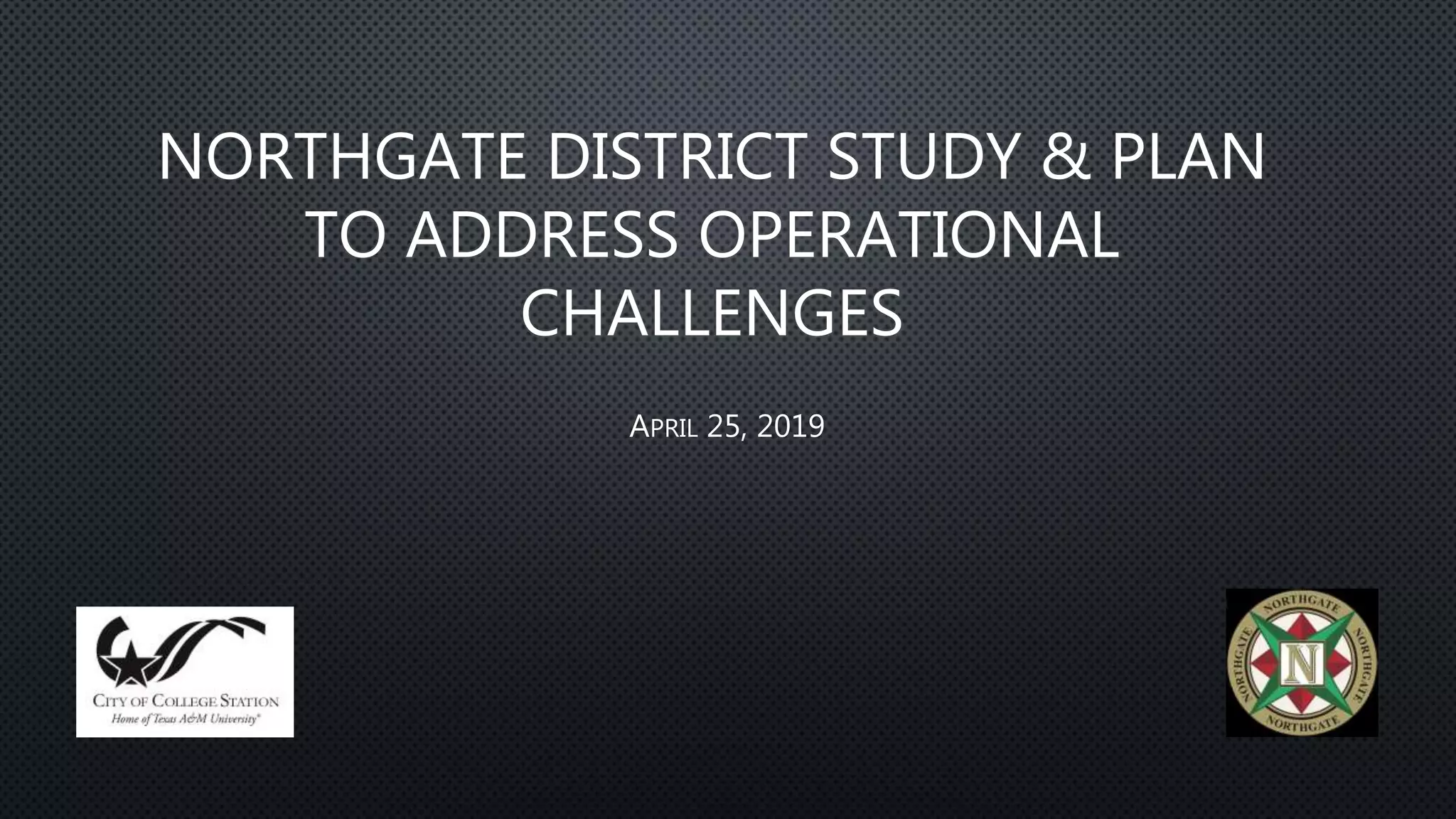 Northgate District Study & Plan | PPTX