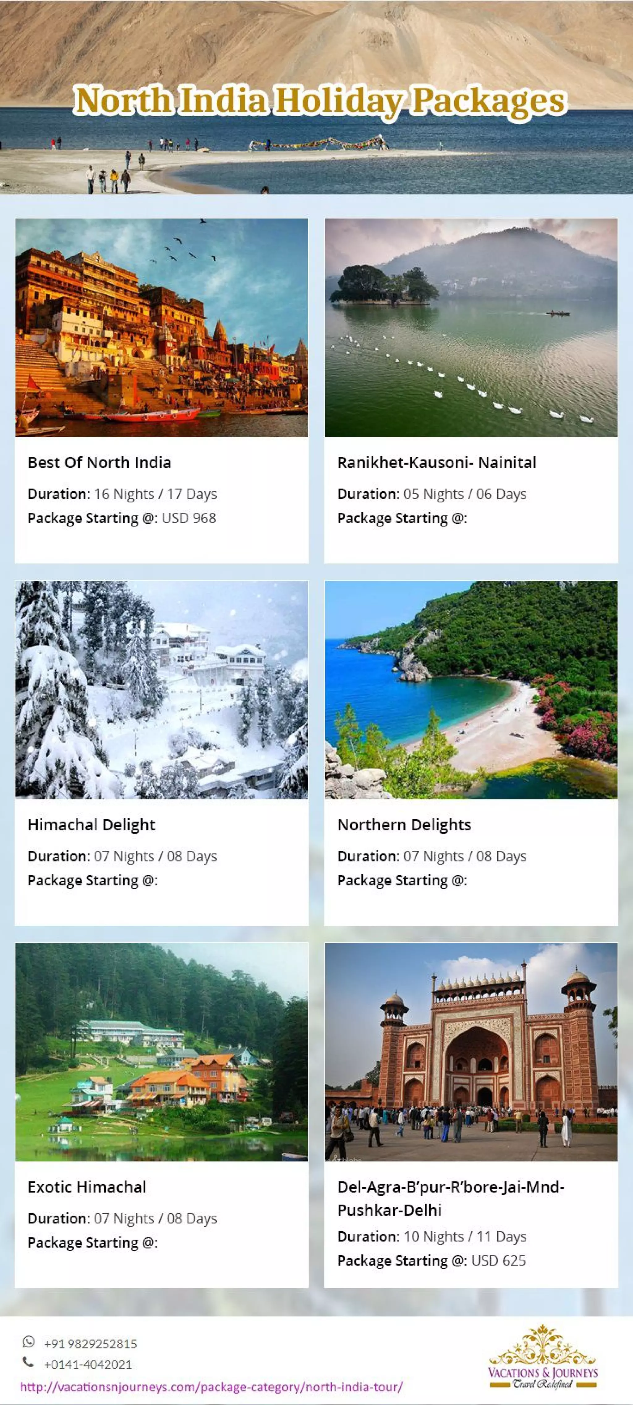 North india holiday packages | PDF