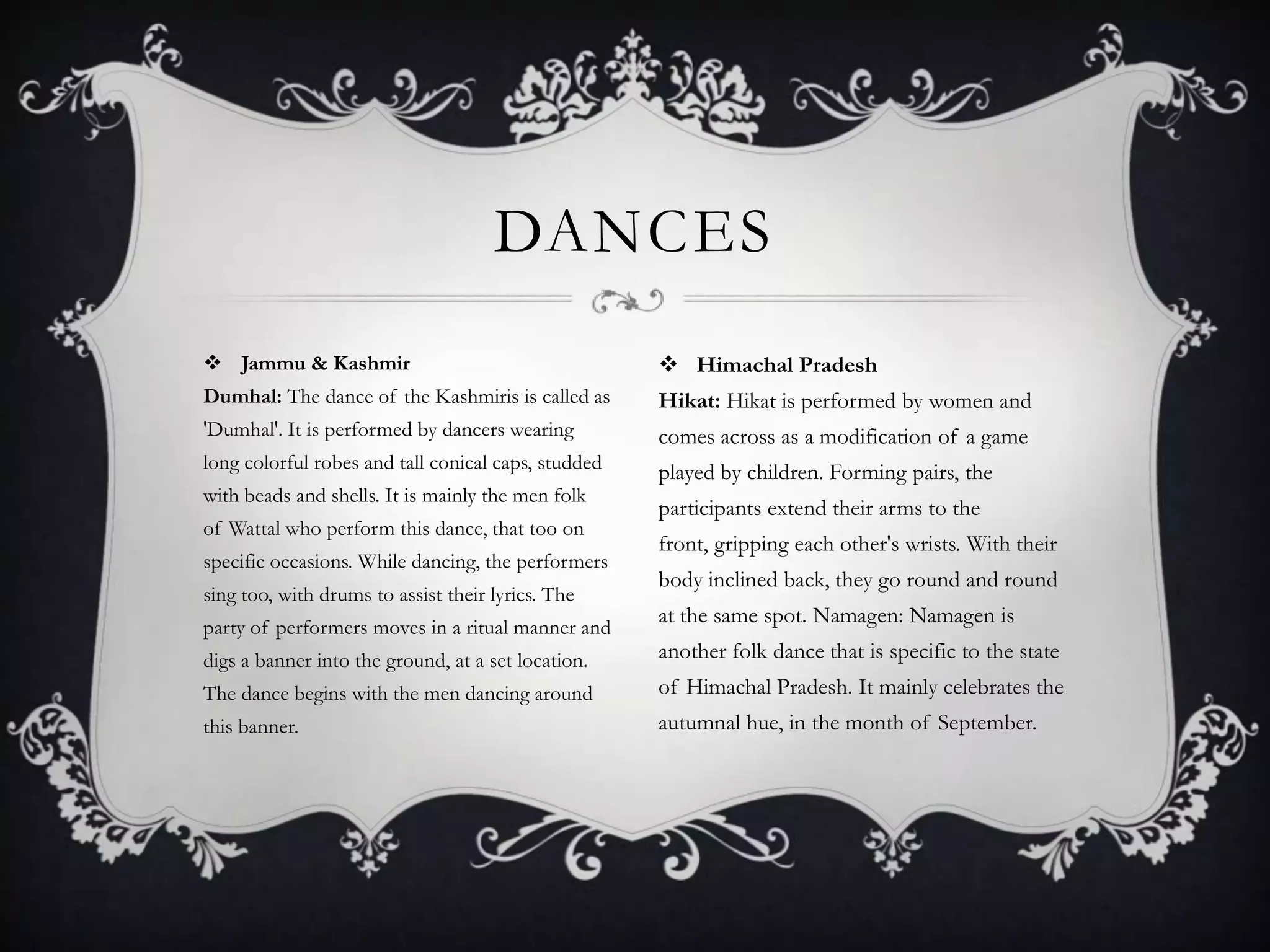 North indian dances and articrafts | PPTX