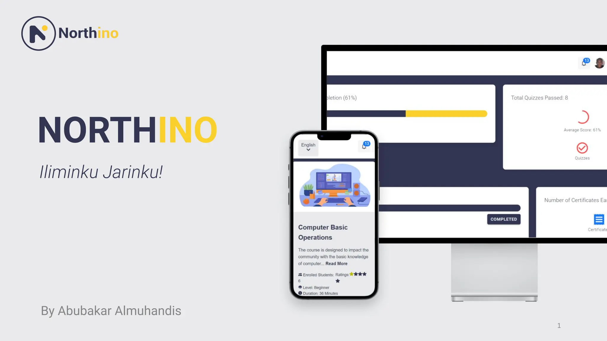 Northino Learning Pitch deck Slides for investors | PDF | Business and ...