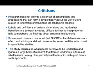 Leadership management from Northouse 8 edition | PPTX