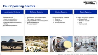 Northrop Grumman Aerospace Structures Overview | PDF
