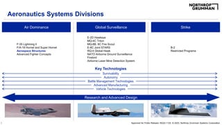 Northrop Grumman Aerospace Structures Overview | PDF