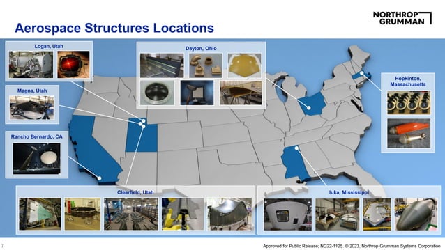 Northrop Grumman Aerospace Structures Overview | PDF