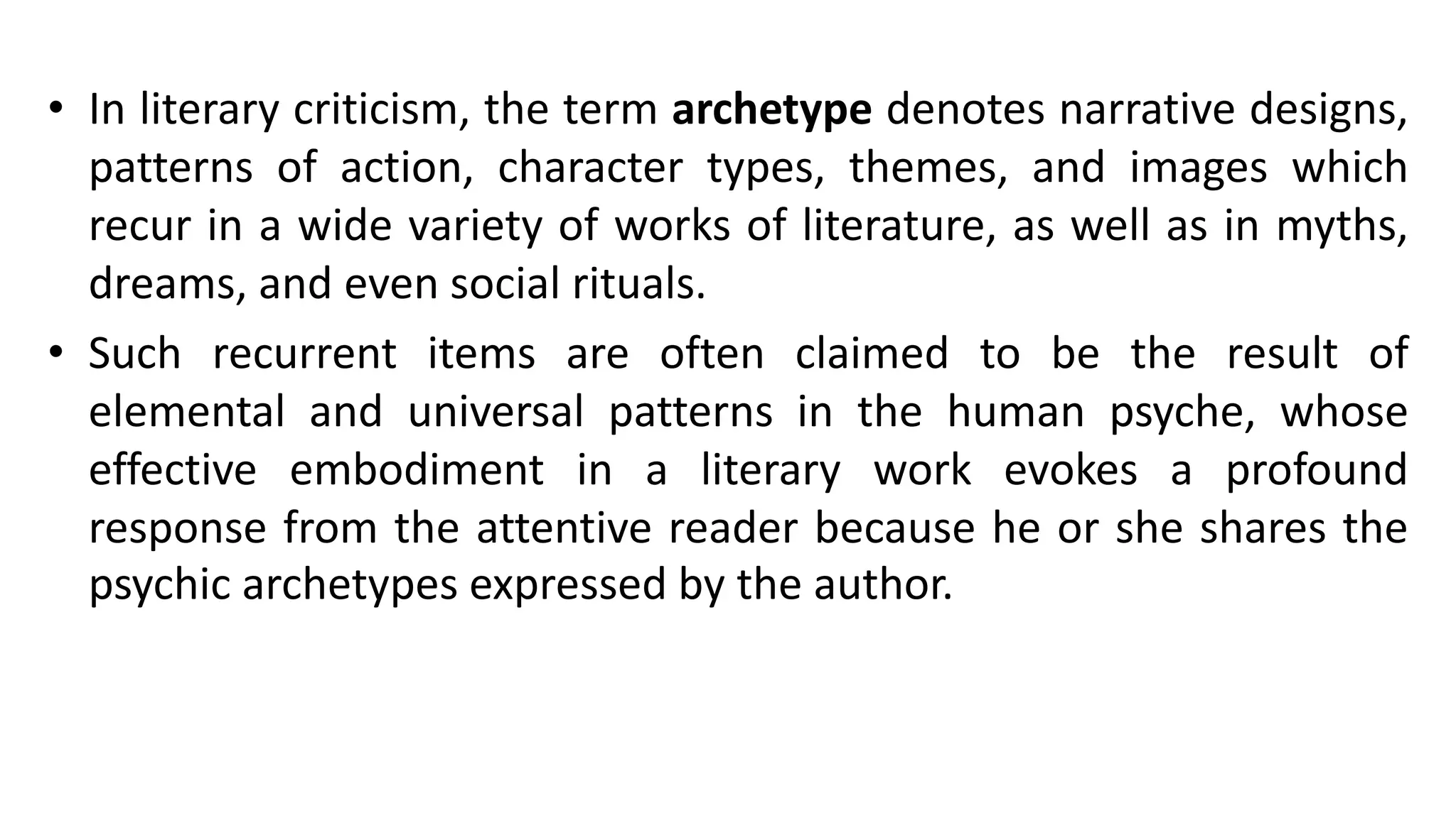 Northrop Frye's Archetype of Literature.ppt