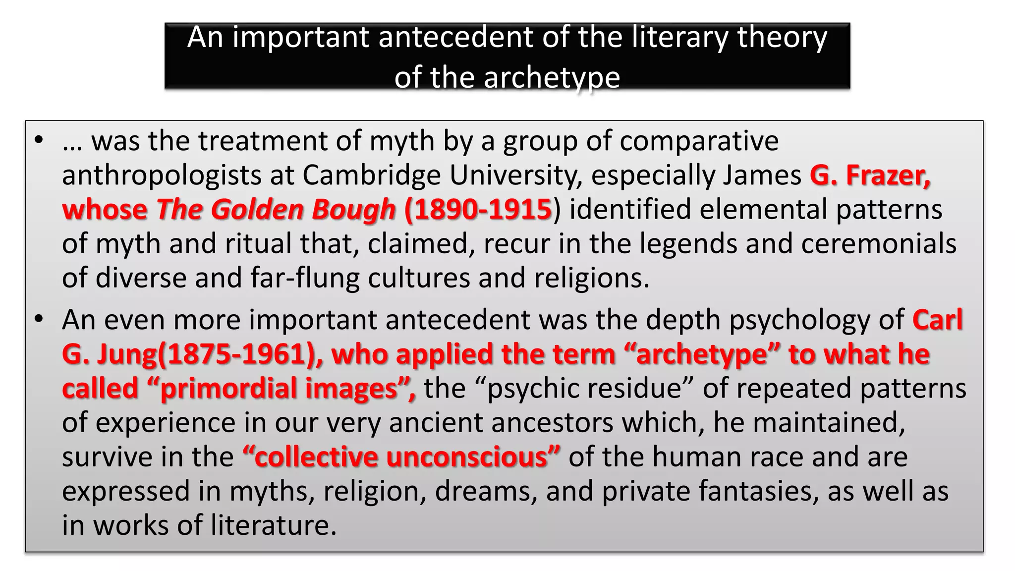 Northrop Frye's Archetype of Literature.ppt