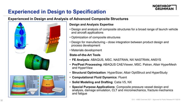 Northrop Grumman - Aerospace Structures Overvi.pdf | Aviation Industry ...