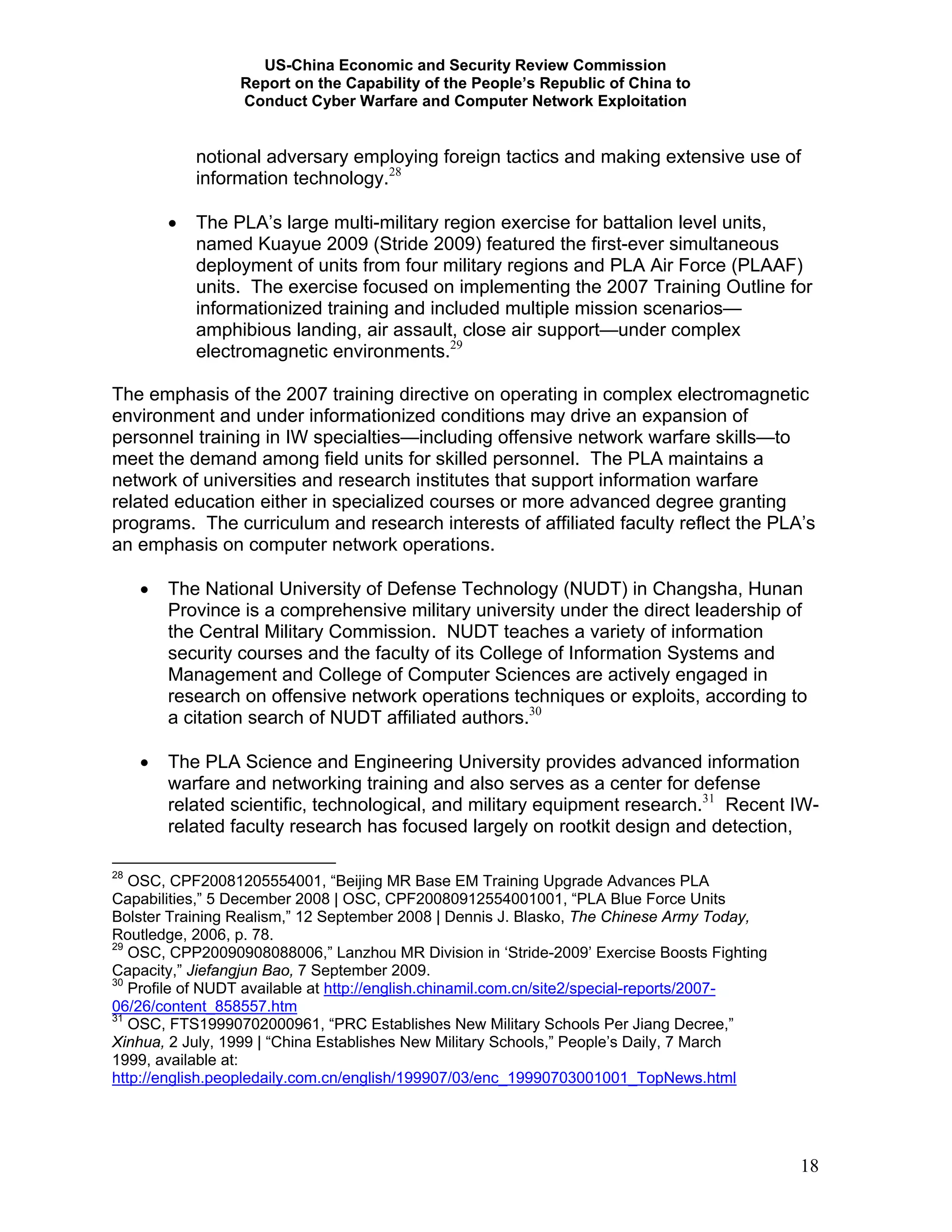 Northrop Grumman Prc Cyber Paper Final Approved Report 16 Oct2009 | PDF