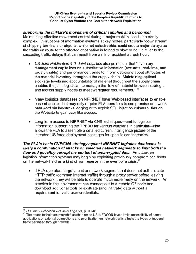 Northrop Grumman Prc Cyber Paper Final Approved Report 16 Oct2009 | PDF