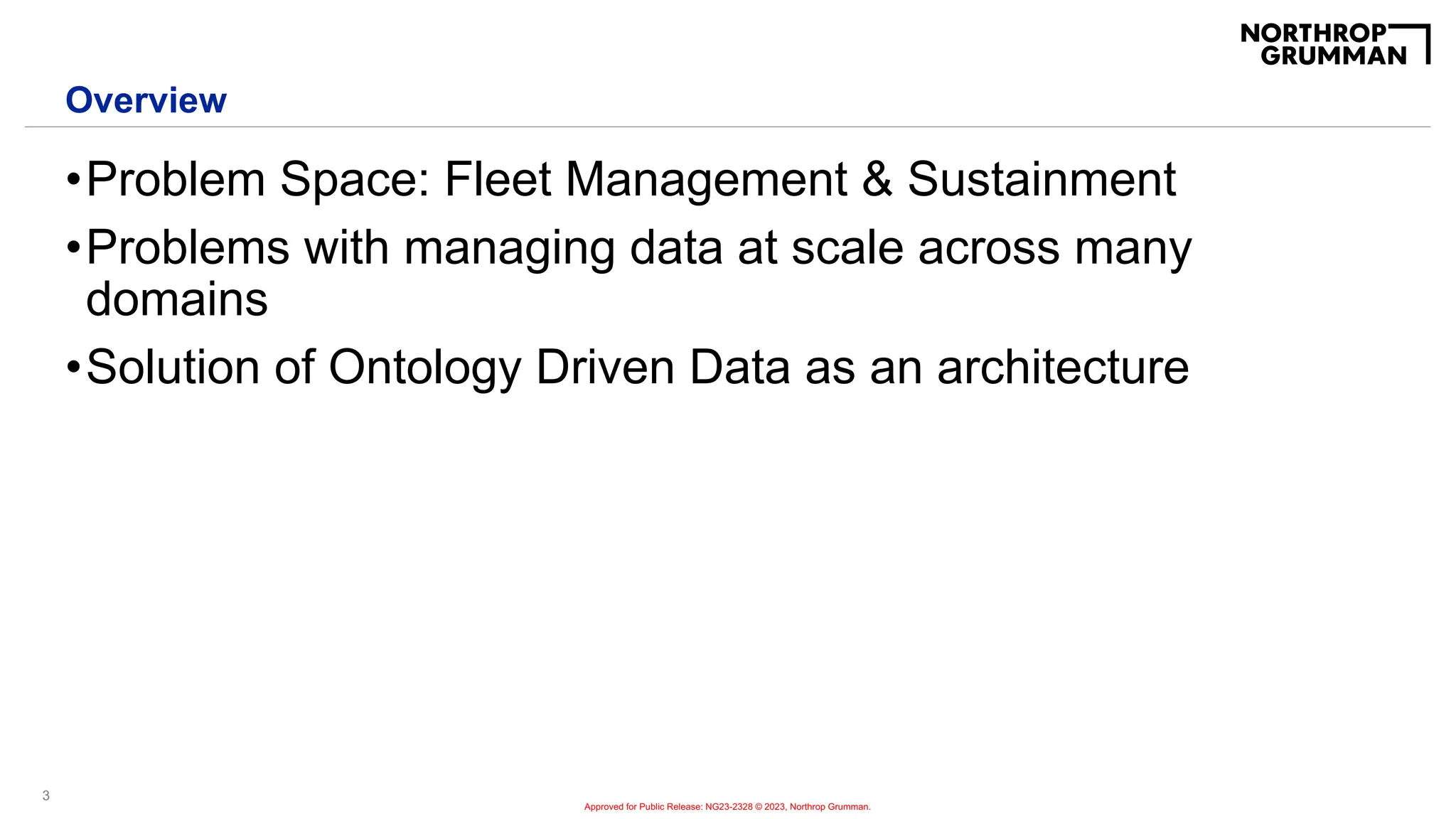 Ontology Driven Data for Fleet Management | PPT
