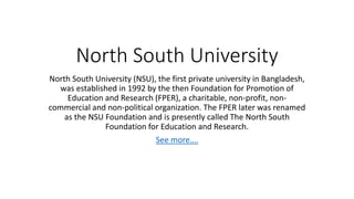 North South University.pptx