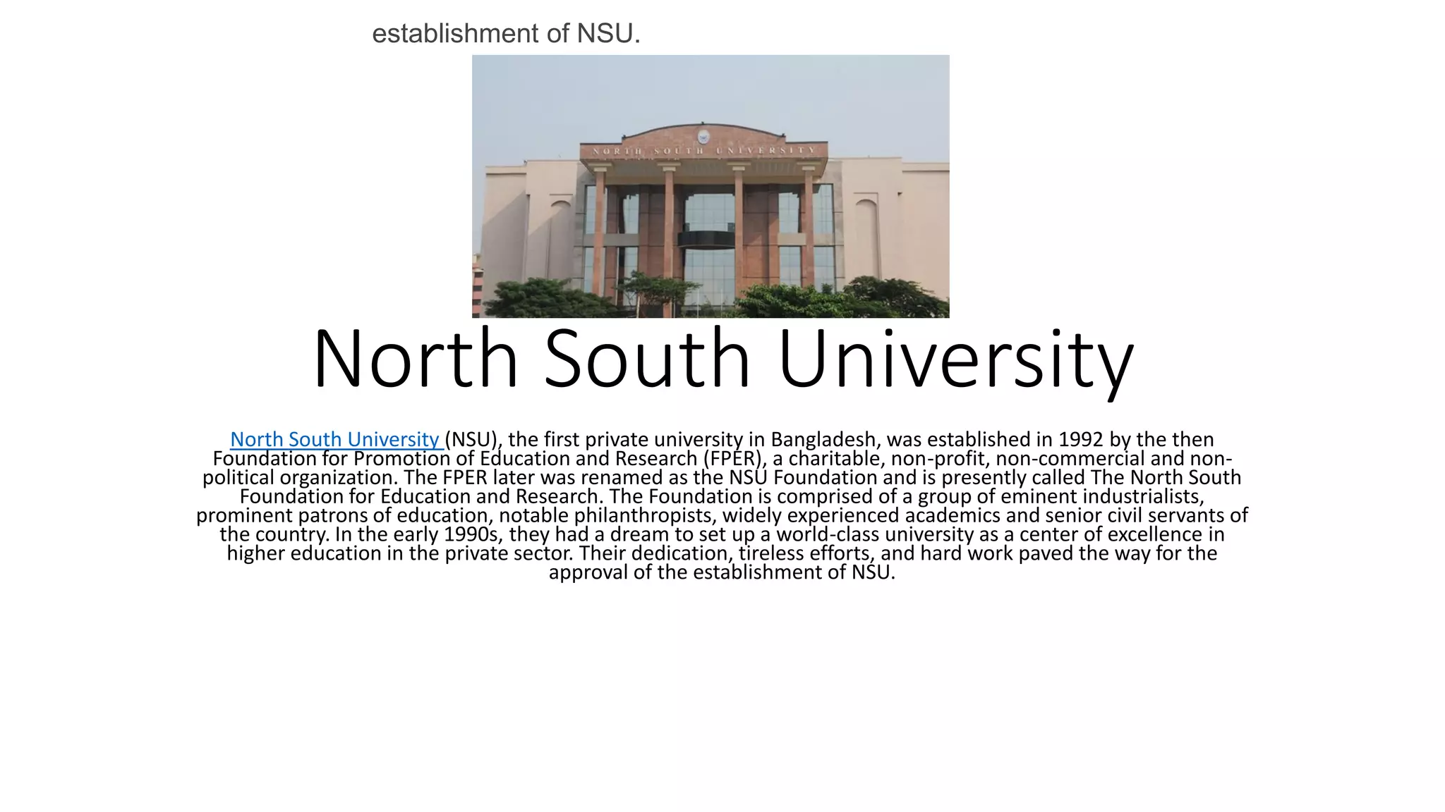 North South University | PDF