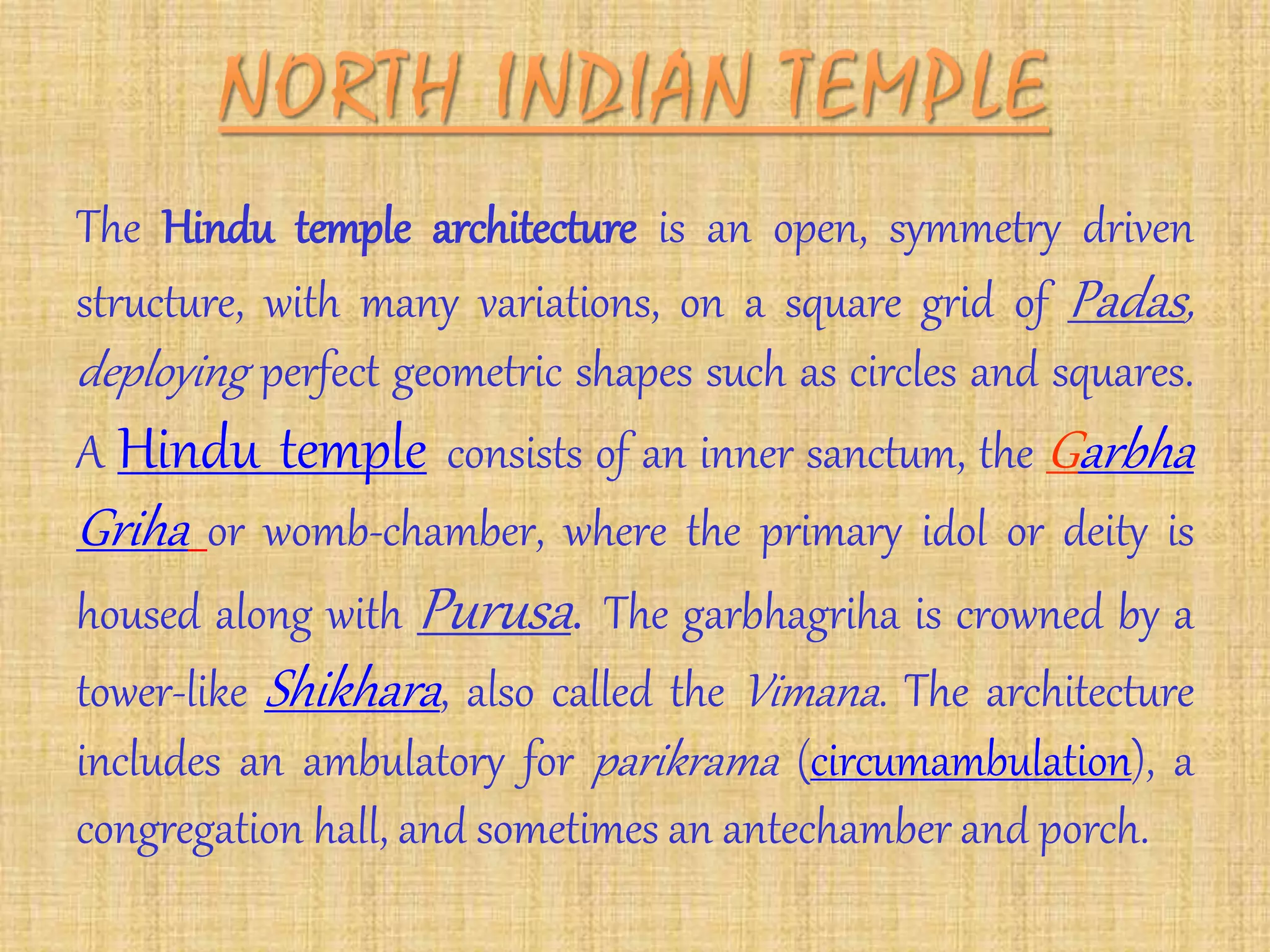 North indian temple | PPTX