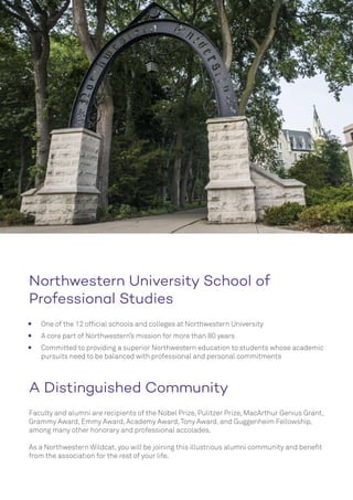 Get your masters in Data Science at Northwestern University | PDF