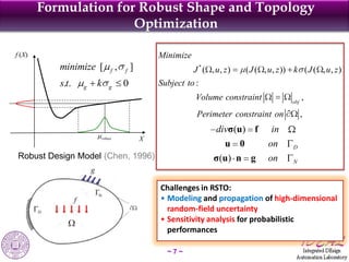 Robust Shape and Topology Optimization - Northwestern | PDF | Physics | Science