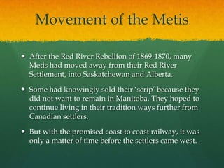 Northwest rebellion 1885 | PPT