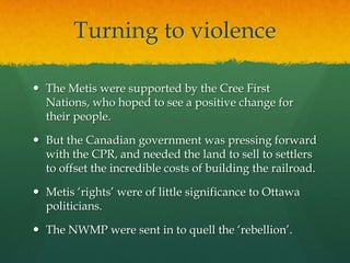 Northwest rebellion 1885 | PPTX