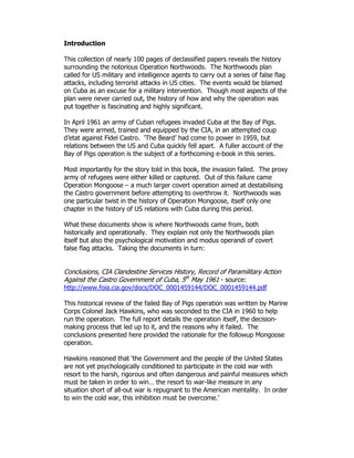 Operation Northwoods document collection | PDF