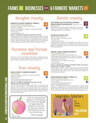 Farm Fresh Atlas of Northern Wisconsin 2019 | PDF