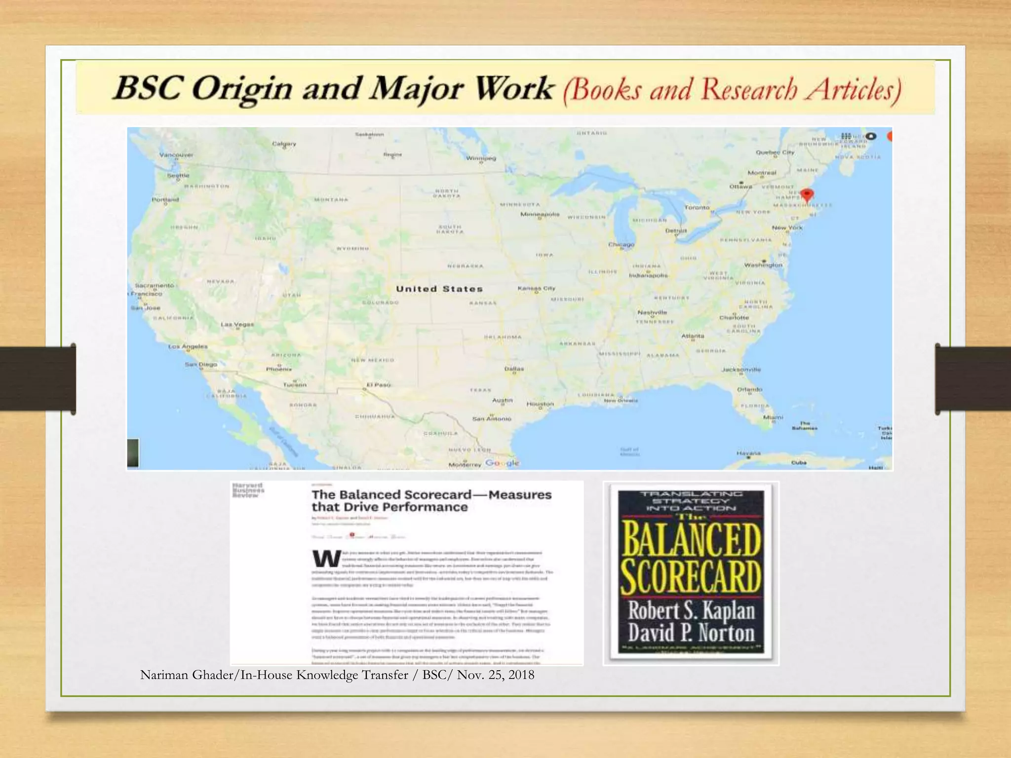 Norton kaplan balanced scorecard(25-11-2018) | PPTX