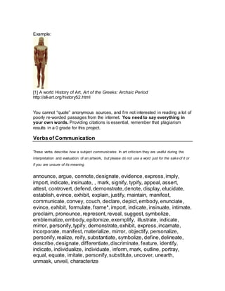 Norton Museum Writing Assignment | DOCX