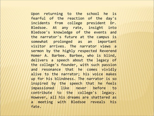 Norton Scientific: Invisible Man | PPT | Drama | Genres