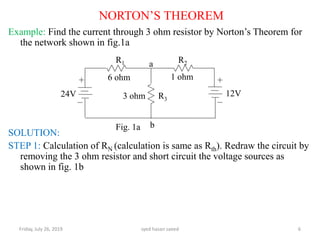 Norton's theorem | PDF