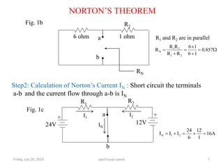 Norton's theorem | PDF