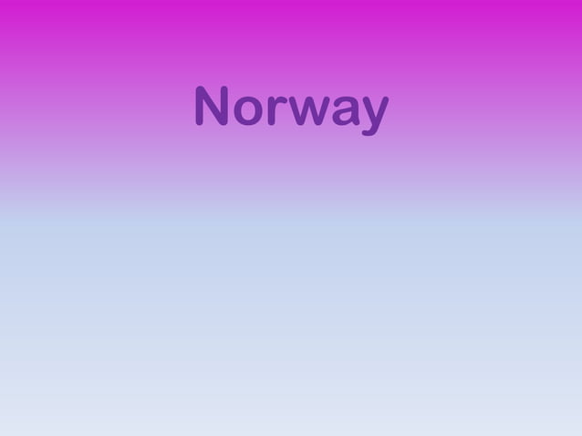 Norway | PPTX