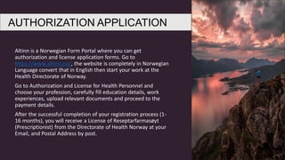 NORWAY Pharmacist | PDF