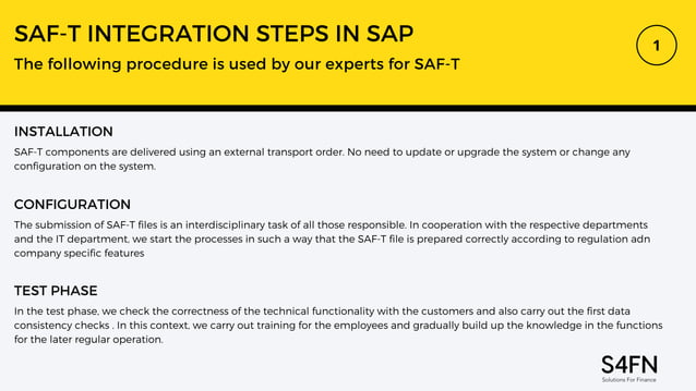 Norway SAF-T SOLUTION IN SAP | PPT