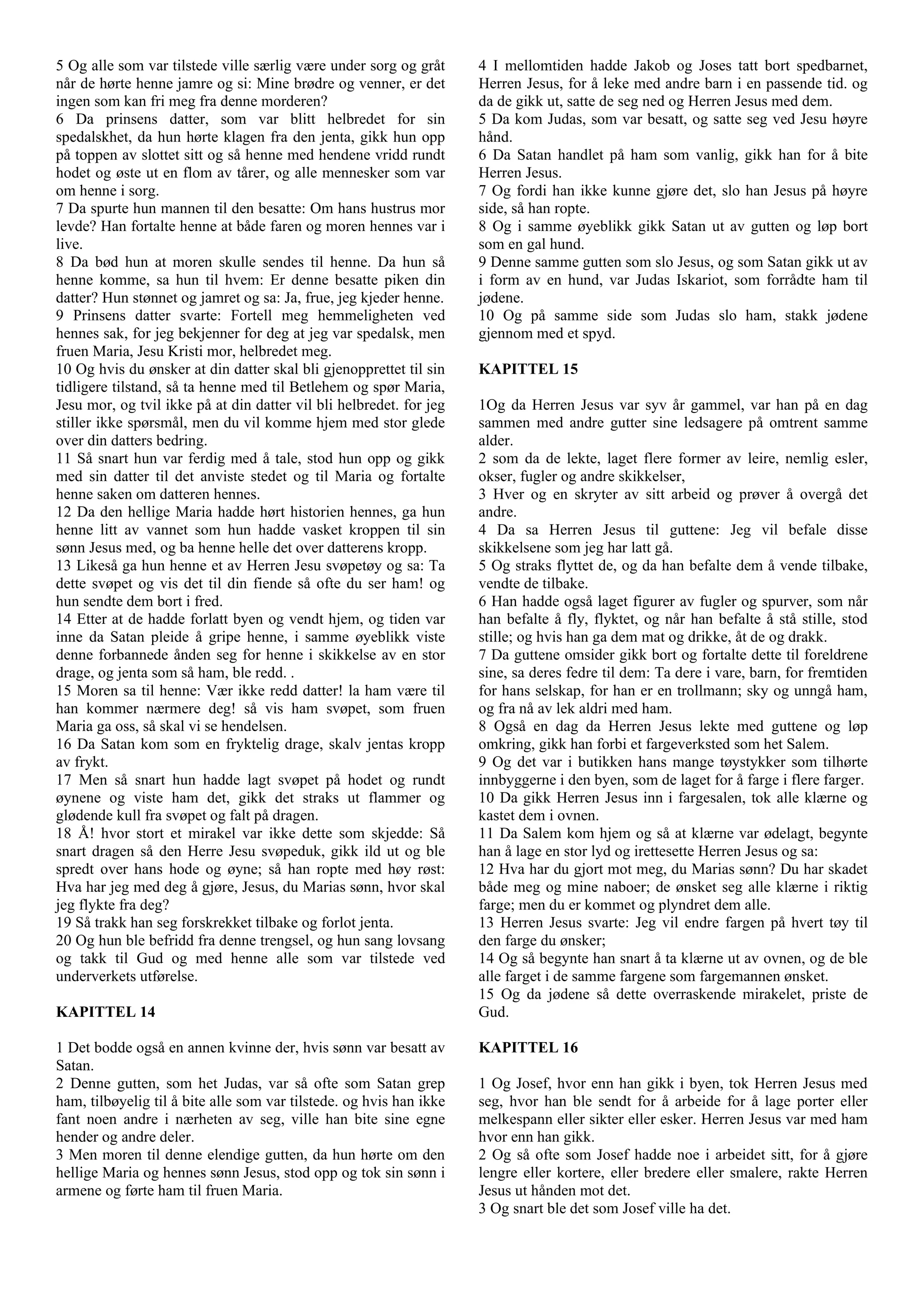 Norwegian - The First Gospel of the Infancy of Jesus Christ.pdf