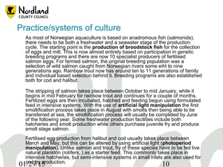 Norwegian aquaculture | PPT