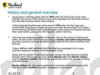 Norwegian aquaculture | PPT