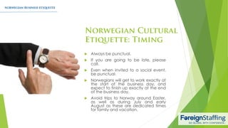 Norwegian Business Etiquette | PPT