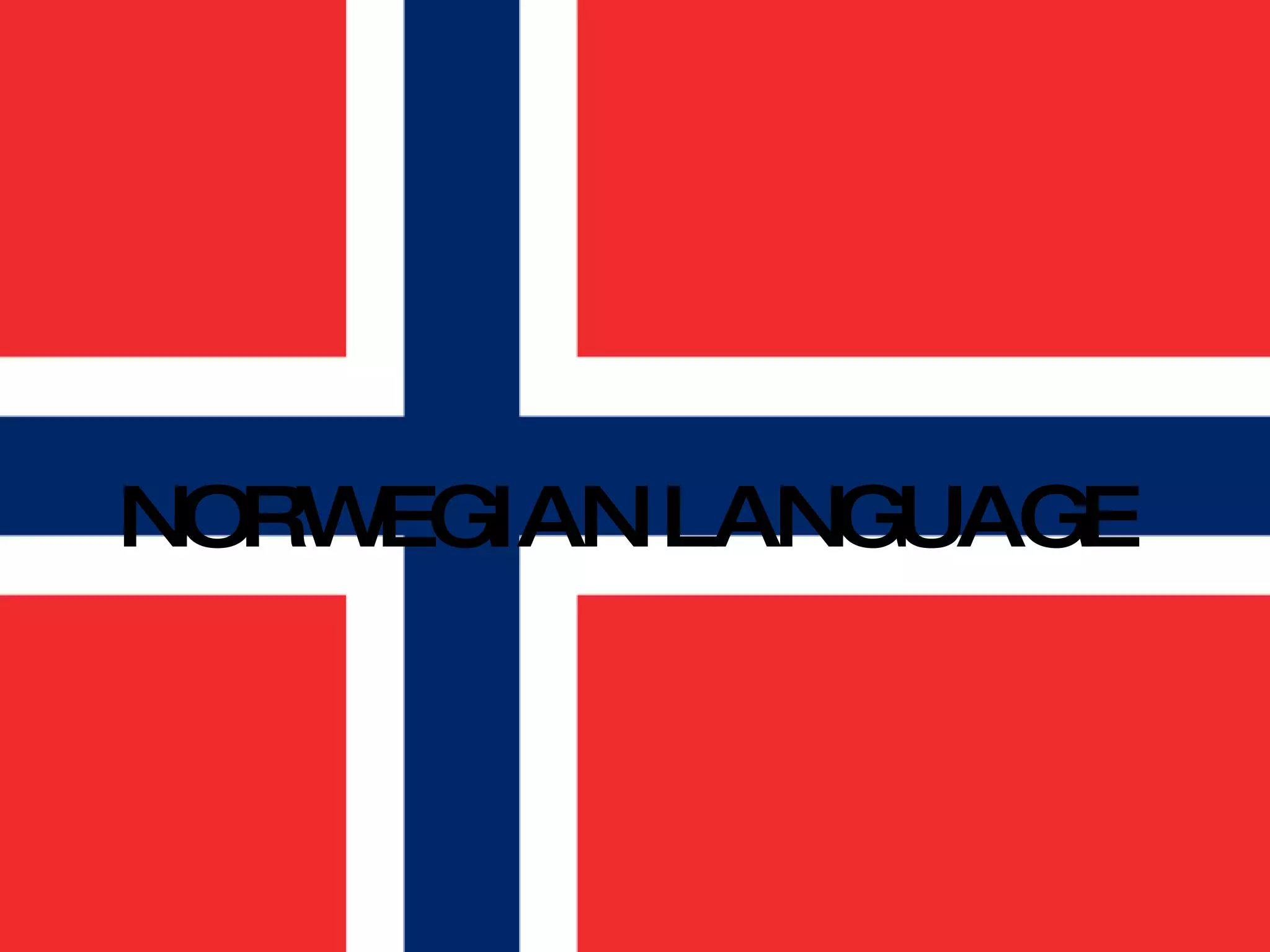 Norwegian Language | PPT