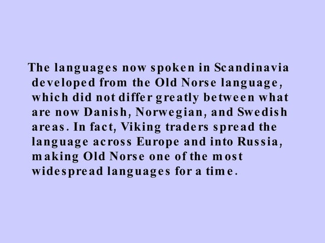 Norwegian Language | PPT
