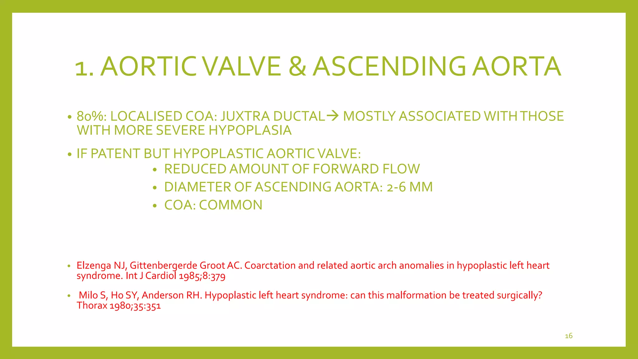 HYPOPLASTIC LEFT HEART SYNDROME & NORWOOD PROCEDURE- A REVIEW | PPTX