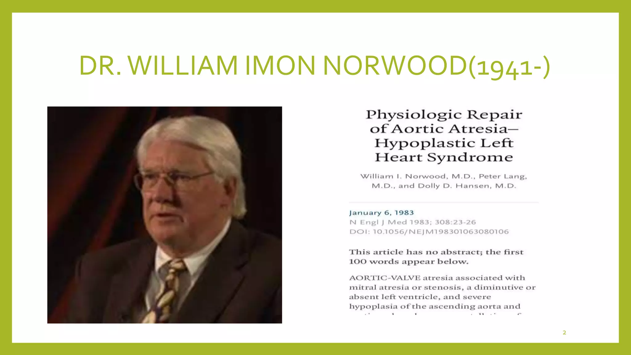 Norwood Procedure Ppt