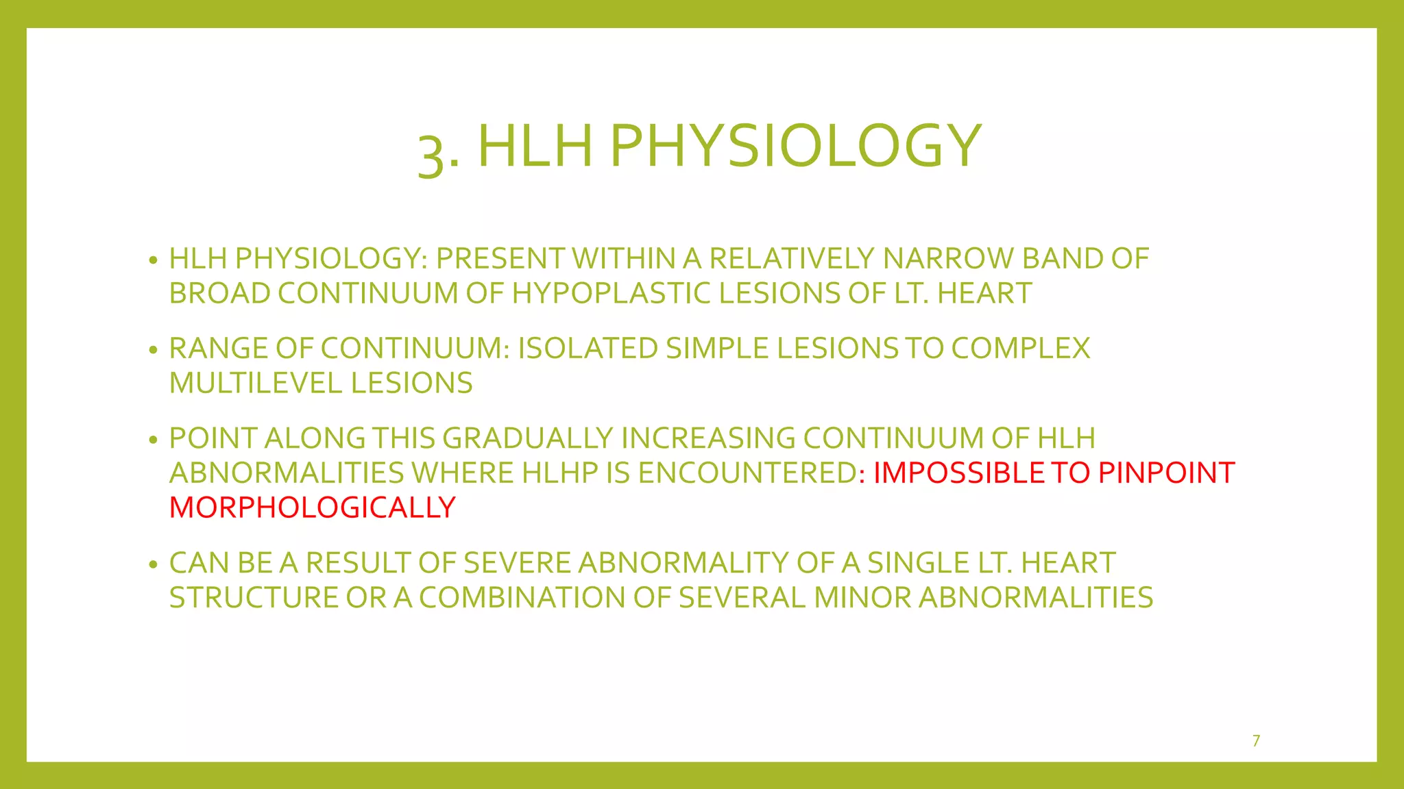 HYPOPLASTIC LEFT HEART SYNDROME & NORWOOD PROCEDURE- A REVIEW | PPTX